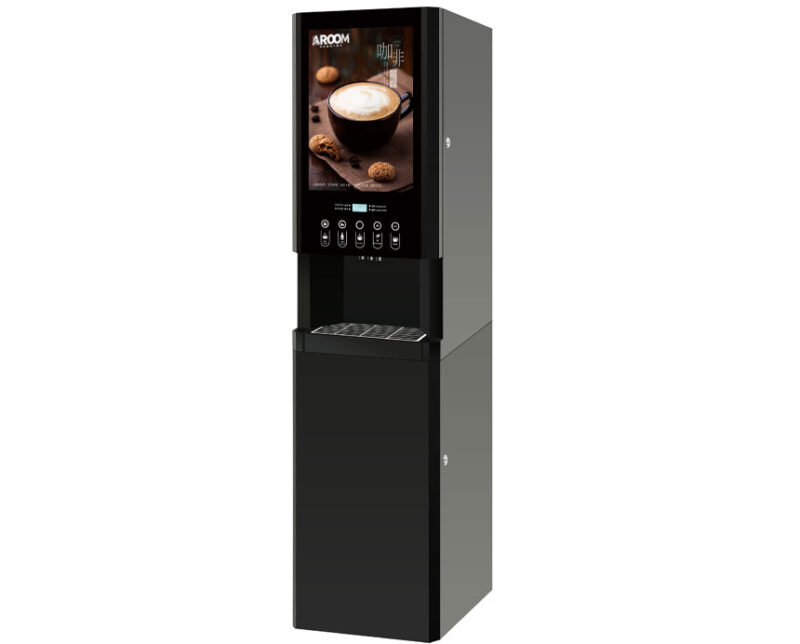 Self-Service Drink Machine 3 Flavor with Water Dispenser for Office